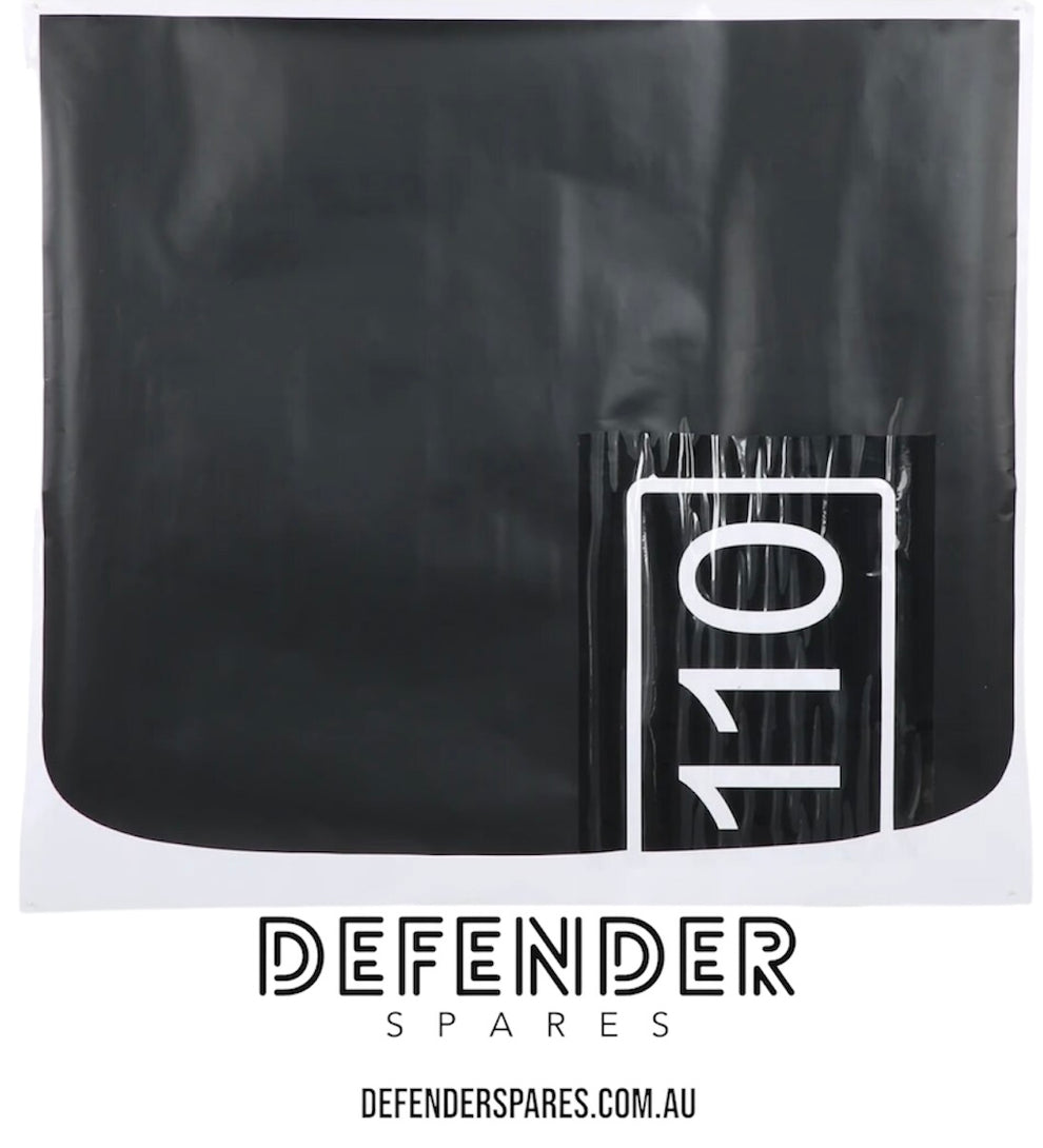 Defender 110 Bonnet Decal - Matt Black – Defender Spares
