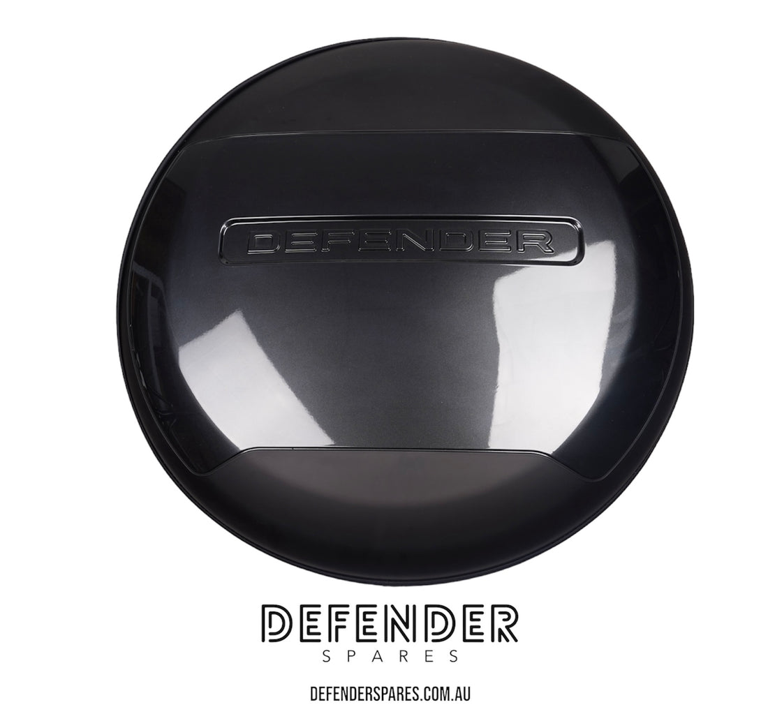 Defender 90 110 130 Defender Spare Wheel Cover - Carpathian Grey ...